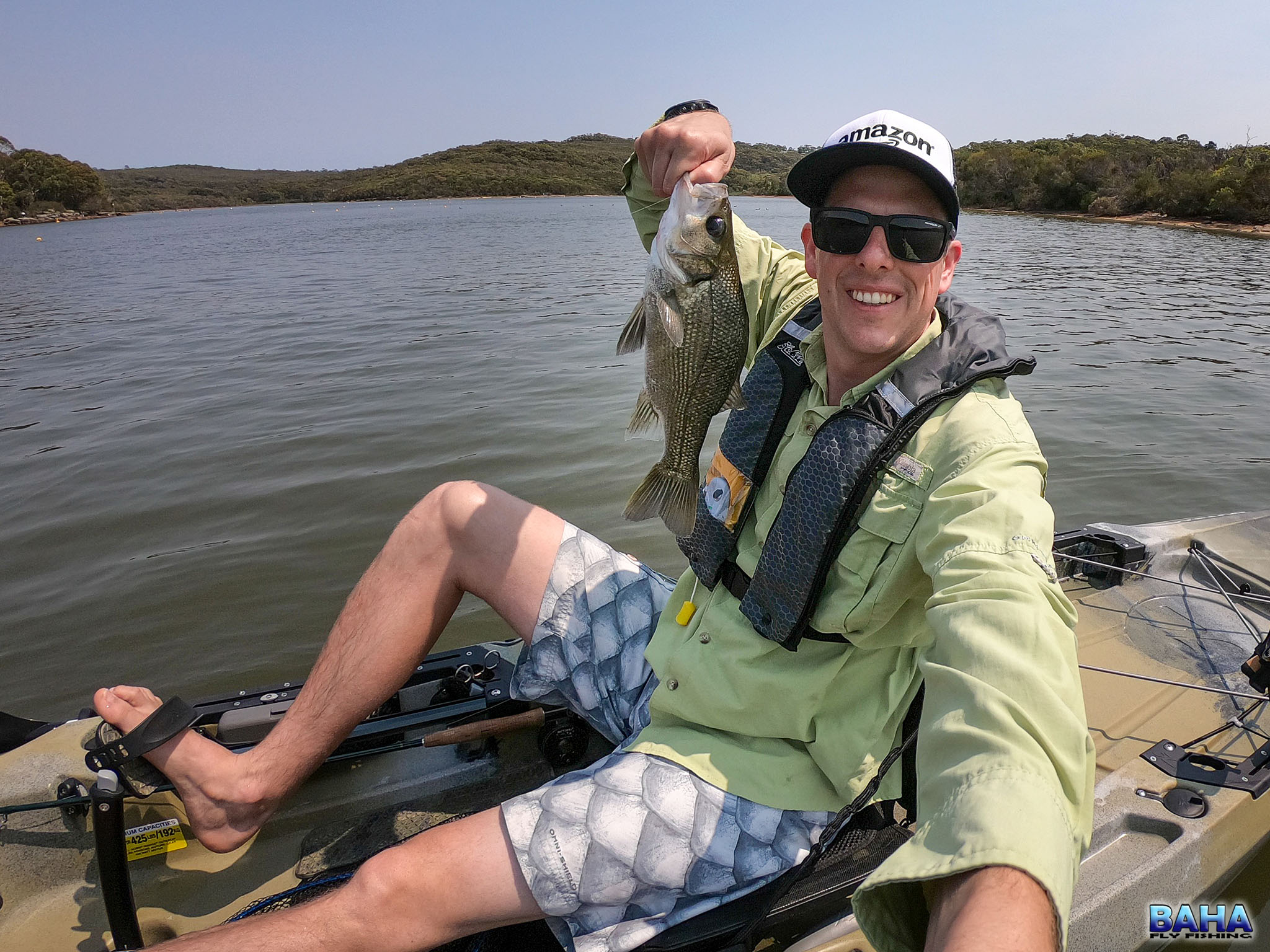 Aussie Bass at Manly Dam (First Outing on my Hobie Outback) - Baha ...